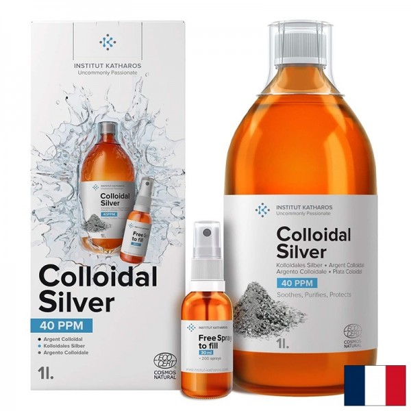 Колоидно сребро 40 PPM, 1000 ml ️ ТОП Цена ️ 302502 IK — Revita.bg